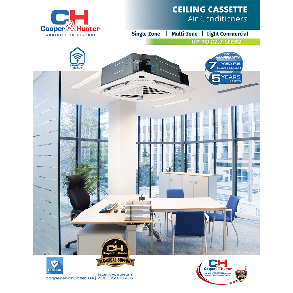 Cooper&Hunter 4-Way Ceiling Cassettes – Tag – CoolMan HVAC Supply